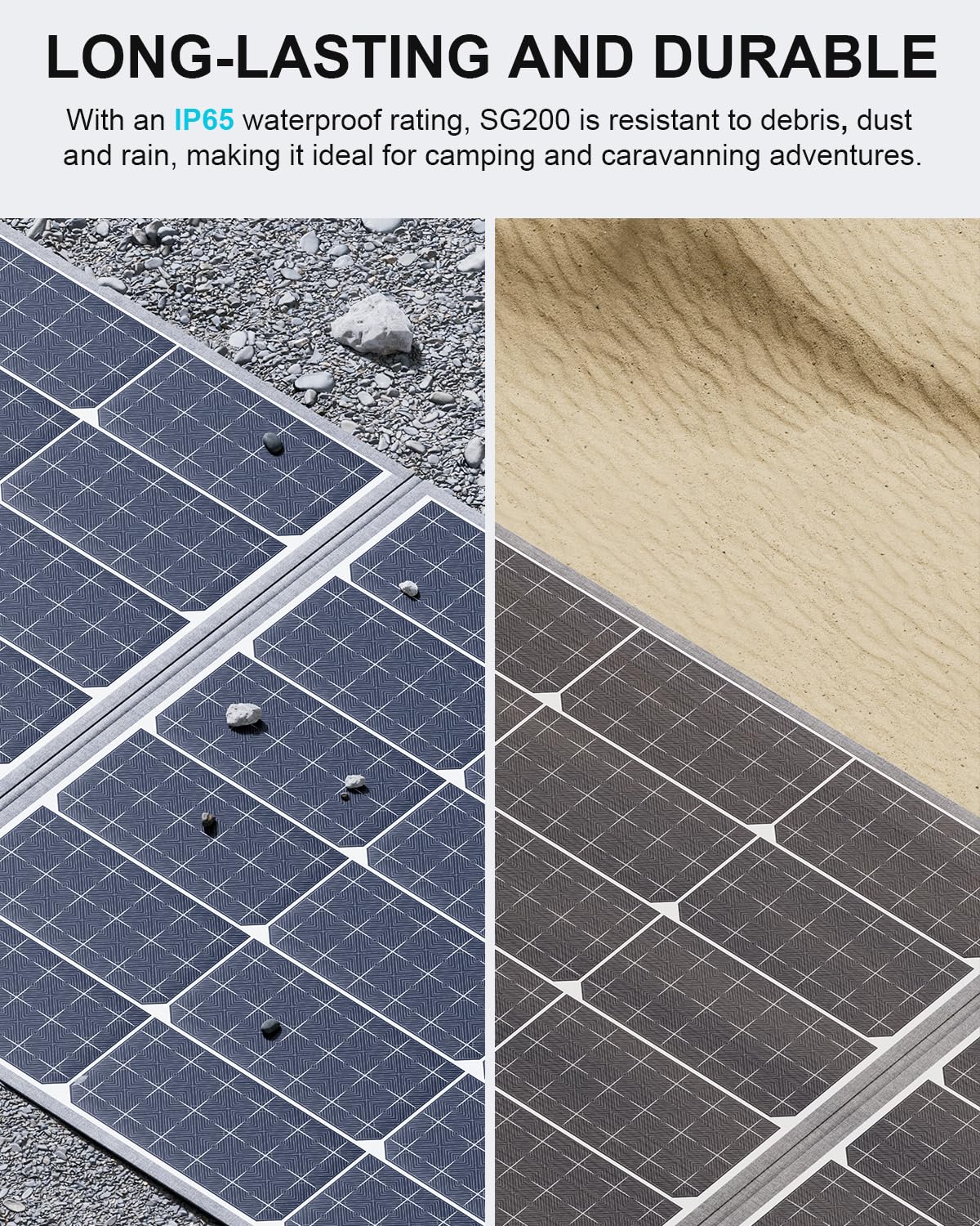 200W Portable Solar Panel,Ultre-Light 9.9lbs,20V Foldable Solar Charger kit with MC4 Output,23% Efficiency for 98% Power Stations Outdoor Camping Hiking Van RV Trip