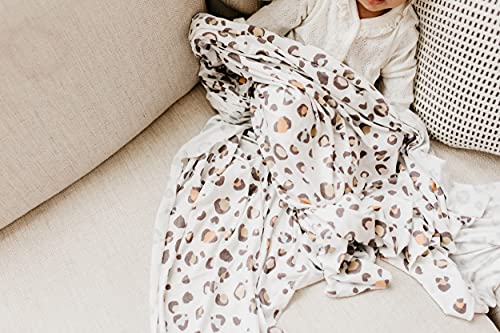 Copper Pearl Large Premium Knit Baby Swaddle Receiving Blanket Millie