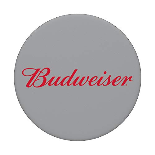 Budweiser Grey Script PopSockets Stand for Smartphones & Tablets