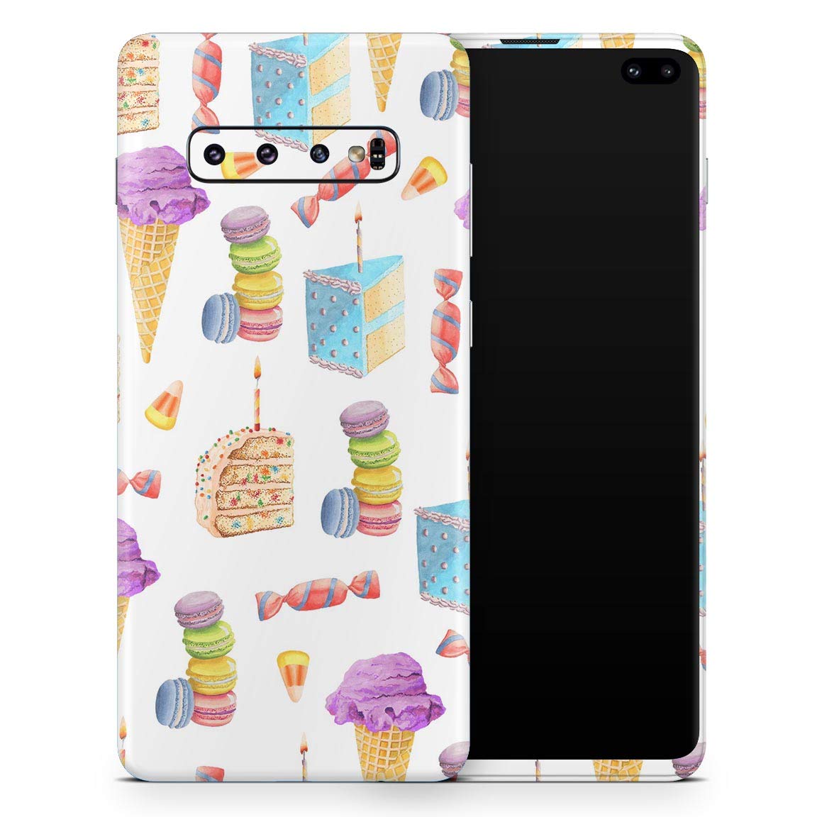 DesignSkinz Yummy Galore Bakery Treats v6 Protective Vinyl Decal Wrap Skin Cover Compatible with The Samsung Galaxy S20 (Screen Trim & Back Glass Skin)