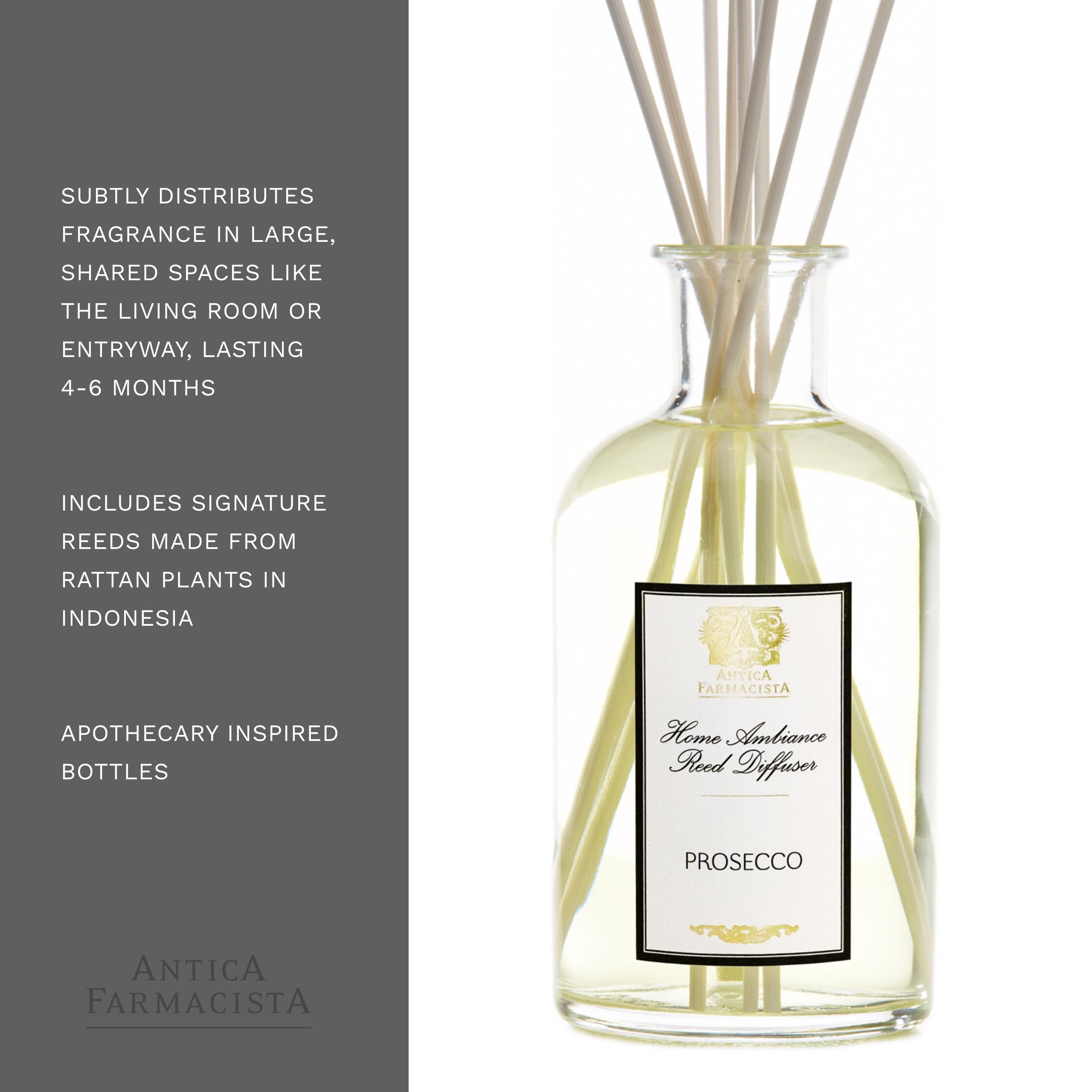 Antica Farmacista Home Ambiance Diffuser, Prosecco 16.9 Fl Oz