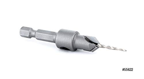 Amana Tool - 55622 Carbide Tipped 82° Countersink Taper #6 Screw 3/8 Dia x 3/32 Dril