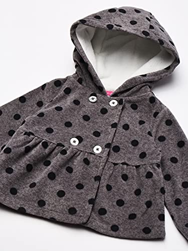 Carter's baby girls 2-pack 3-piece Set Cardigan Sweater, Pink Ears/Black Dots, Newborn US