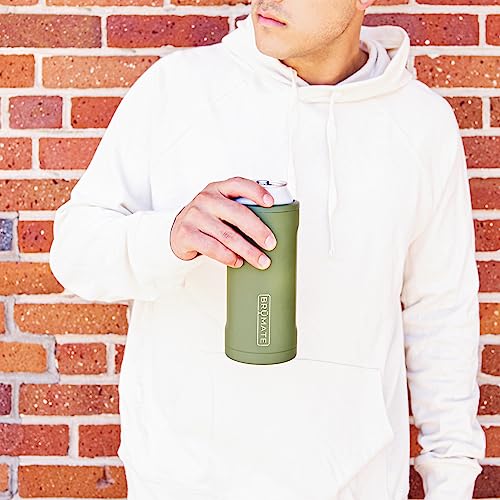 BrüMate Hopsulator Juggernaut Can Cooler Insulated for 24oz / 25oz Cans | Can Coozie Insulated Stainless Steel Drink Holder for Beer, Tea, and Energy Drinks (Aqua)