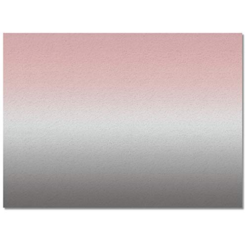 Area Rug Door Mat Gray and Pink Gradient Indoor Floor Carpet for Living Room Bedroom Home Decor Modern Contemporary Rug