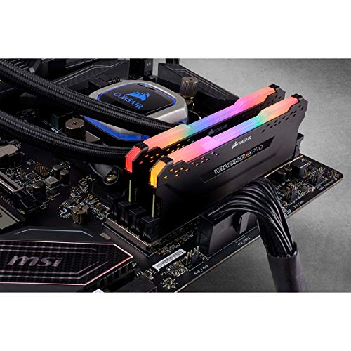 Corsair Vengeance RGB Pro 64GB (2x32GB) DDR4 3200 (PC4-25600) C16 Desktop memory–Black (CMW64GX4M2E3200C16)