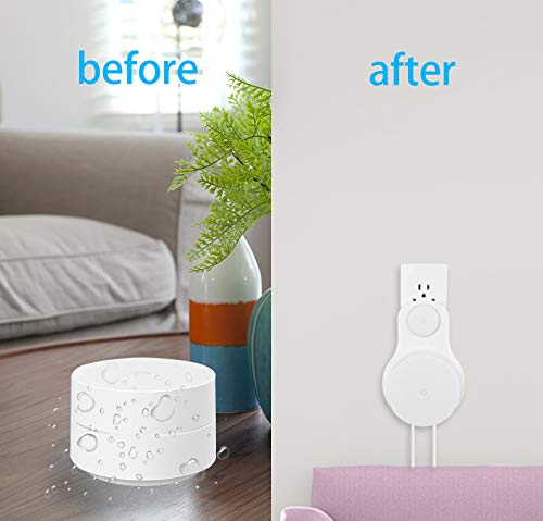 Outlet Mount for Google WiFi Router 2020 Model [AC1200], Space Saving Wall Mount for Expanding Coverage and Winding Messy Cord(3 Pack)