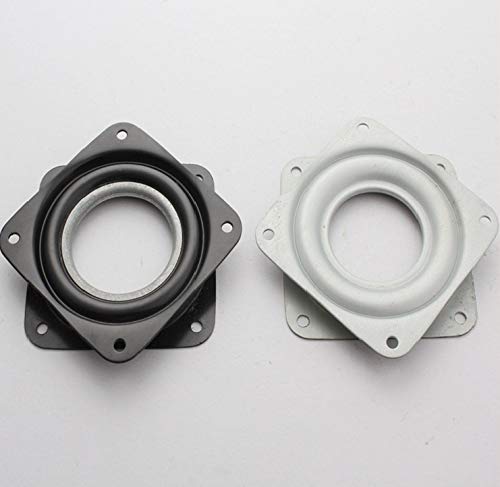 2WAYZ 4 Pack of 4โ Lazy Susan Ball Bearing Swivel Plate Attachment. Stable (0.8MM Thickness) Turntable Base Hardware, Perfect as a Spinner Replacement Part. Enjoy!