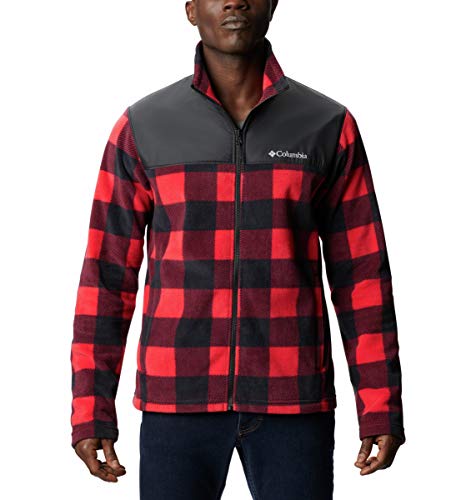 Columbia Men's Bugaboo II Fleece Interchange Jacket, Black/Red, 3X Big