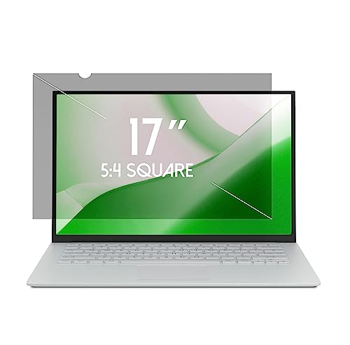 ANBAC 17 Inch Laptop Privacy Screen Shield for 5:4 Display - Anti Glare Computer Privacy Screen Cover | Blue Light Blocking Screen Protector | Scratch Resistant UV Filter | Attachment Type