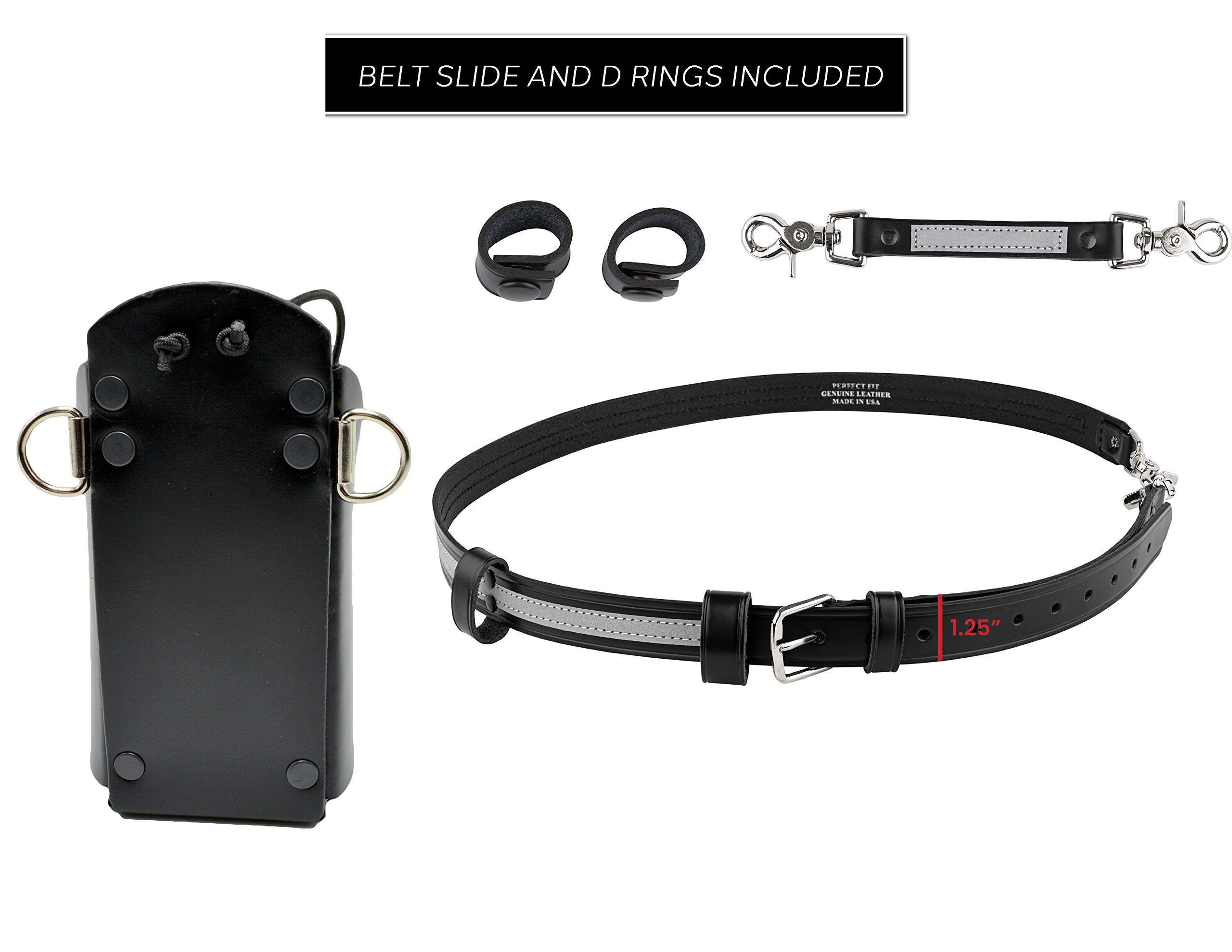 Reflective Firefighter Bundle Anti-Sway Strap for Radio Strap, Radio Strap/Belt, Firefighter's Radio Holder