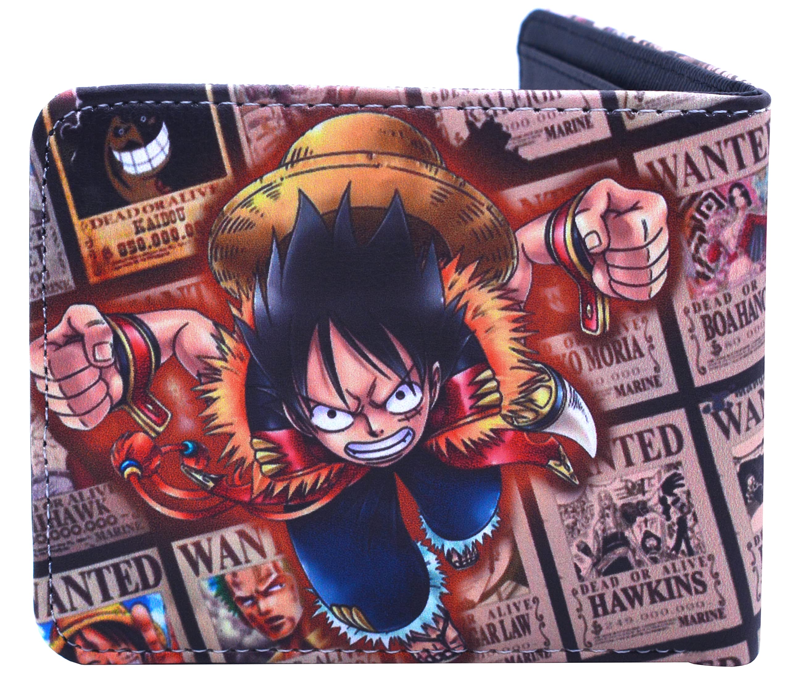 Amatensu Anime Characters Monkey D Luffy wallet Roronoa Zoro wallet Trafalgar D Water Law wallet Portgas D Ace wallet I