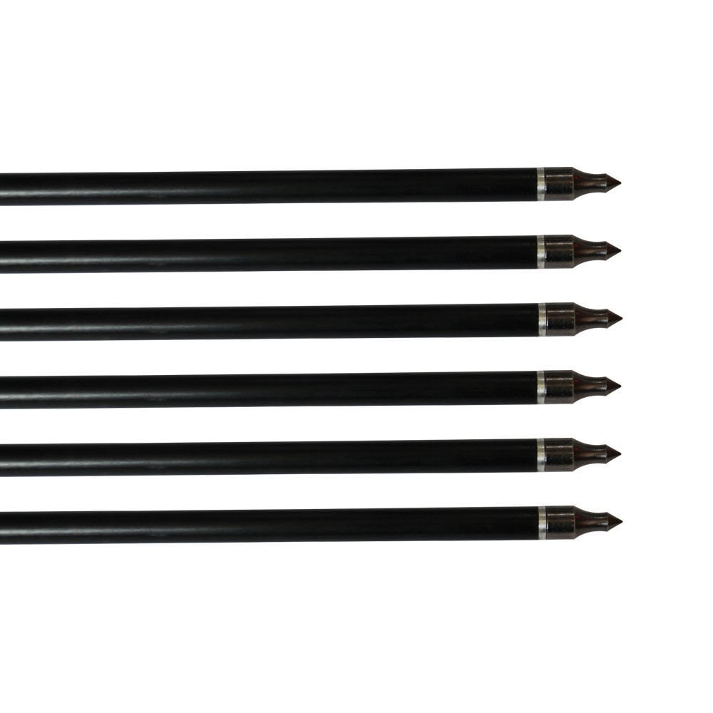 12Pcs 17" Fiberglass Crossbow Bolts Arrows with Replaceable Screw-in Broadhead Flat Nocks for Archery Hunting Target Practice