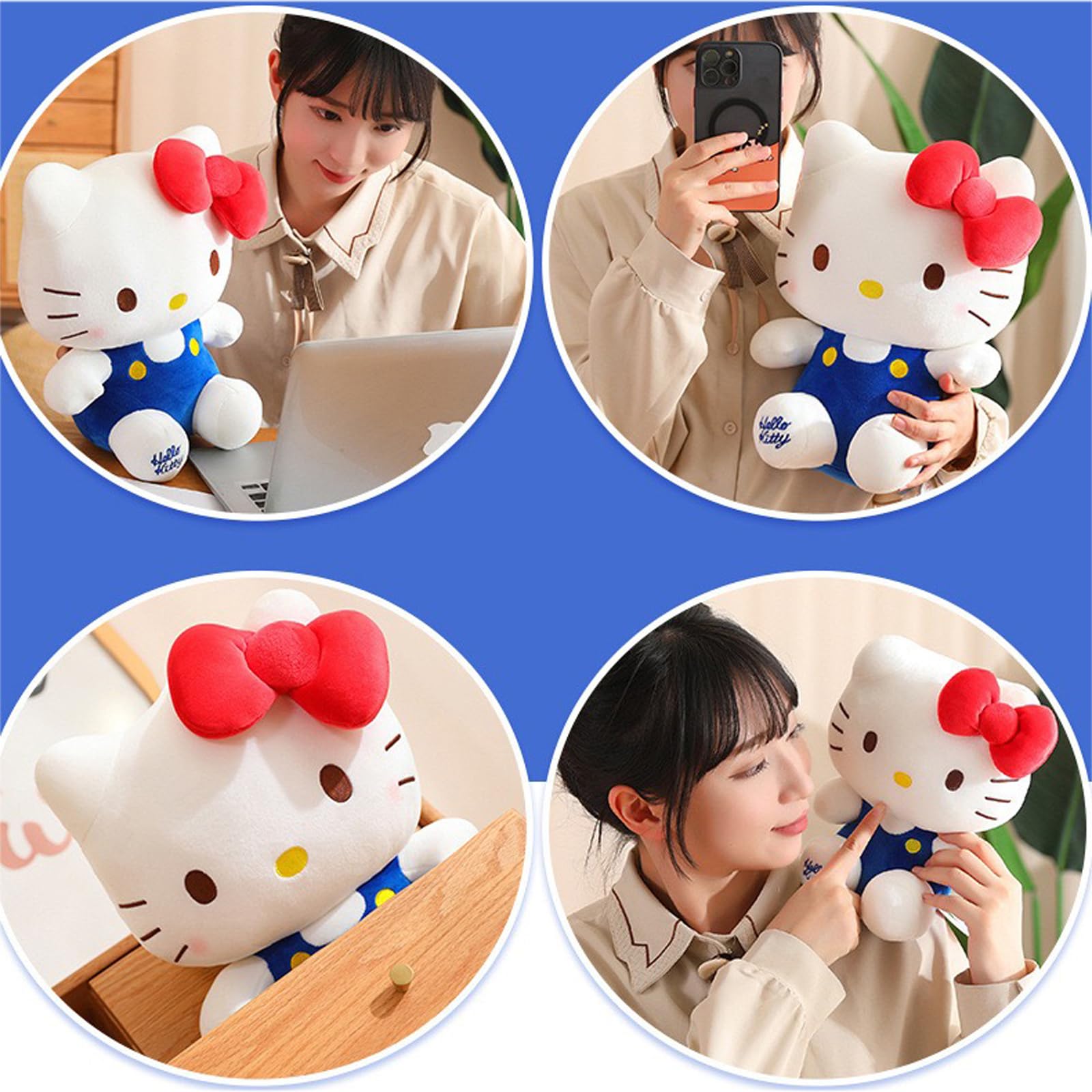 23 "Cute Cat Plush Toys for Hello Kitty Plush, Suitable for Friends and Family Plush Gifts