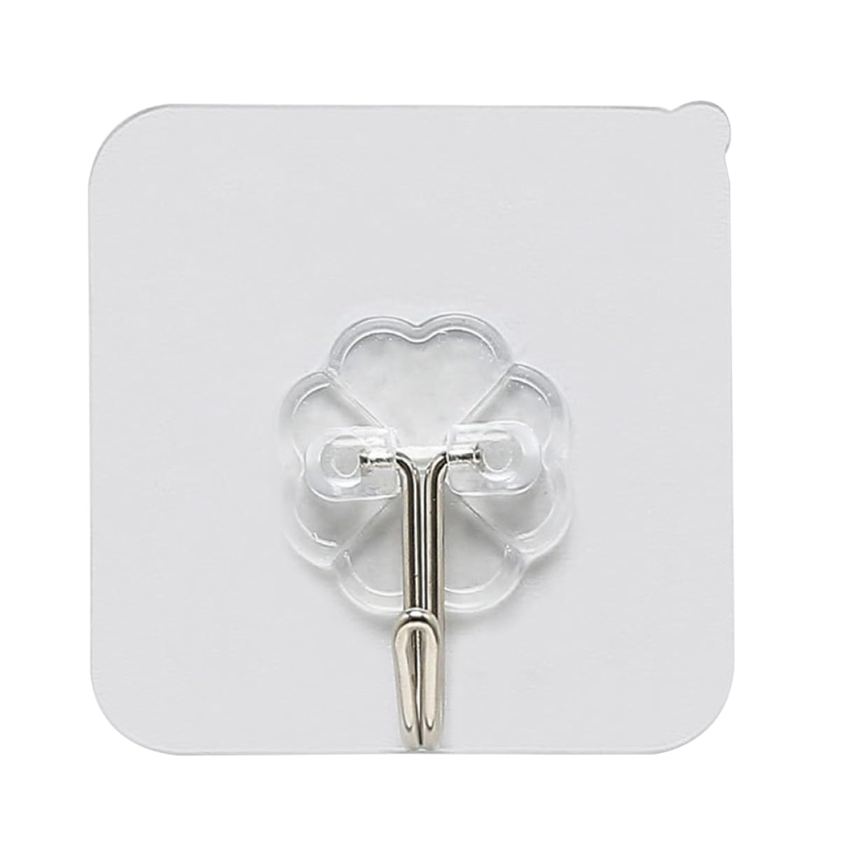 ABOOFAN 20 Pcs Nail- Hook Ceiling Hook White Round Stool House Shaped Floating Shelves Invisible Hook Clear Adhesive Hooks Metal Camera Sticker Fix It Toddler Toy Wall Hook Water Proof