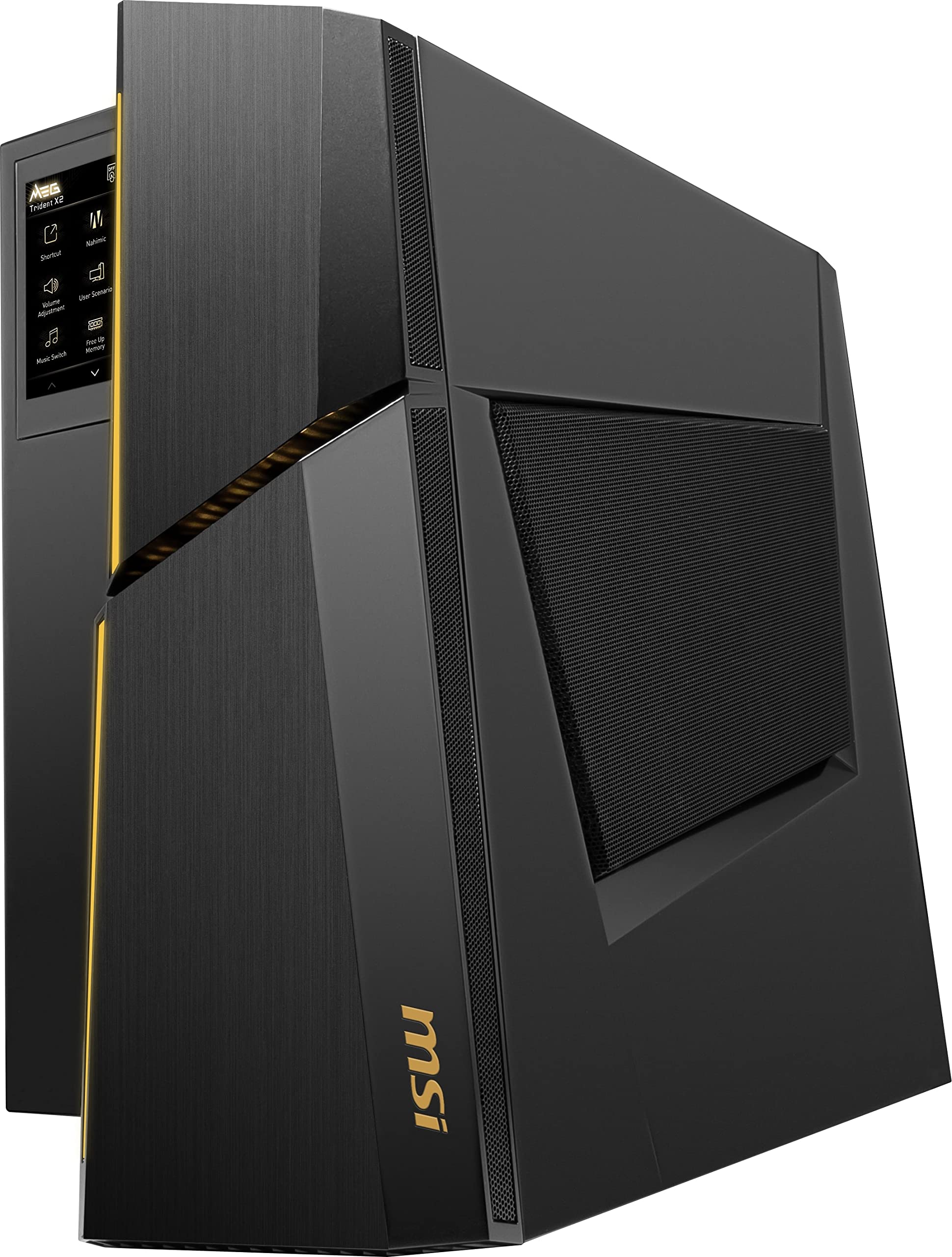 2023 MSI MEG Trident X2 13NUF-074US (i7-13700KF, 32GB RAM, 2TB NVMe SSD + 1TB HDD, RTX 4070Ti 12GB, Windows 11) Gaming Desktop PC