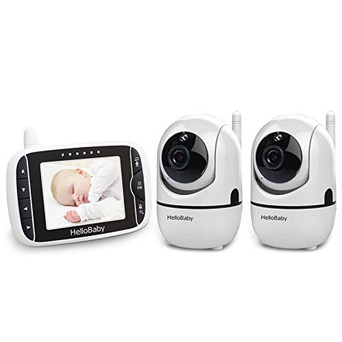 HelloBaby HB65 Baby Monitor with Camera+1 Additional Camera