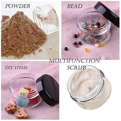 5 Gram Cosmetic Sample Containers with Lids 25pcs Empty Small Makeup Jars Plastic BPA Free