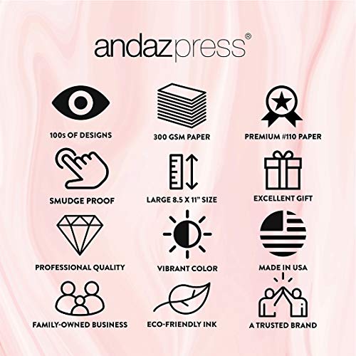 Andaz Press Wedding Party Signs, Black and Metallic Gold Ink, 8.5x11-inch, Shake it Like a Polaroid Picture - Snap It, Shake It, Sign It, Hang It, 1-Pack, Unframed
