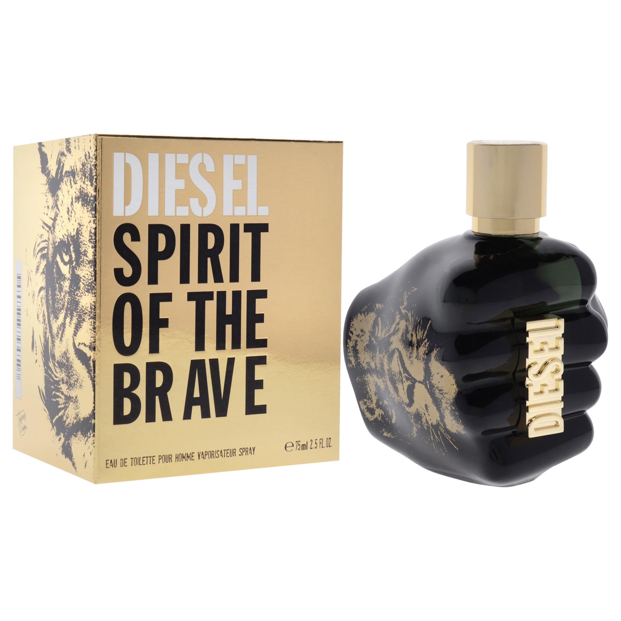 Diesel Spirit of the Brave Eau de Toilette Spray Cologne for Men, 2.5 Fl. Oz.