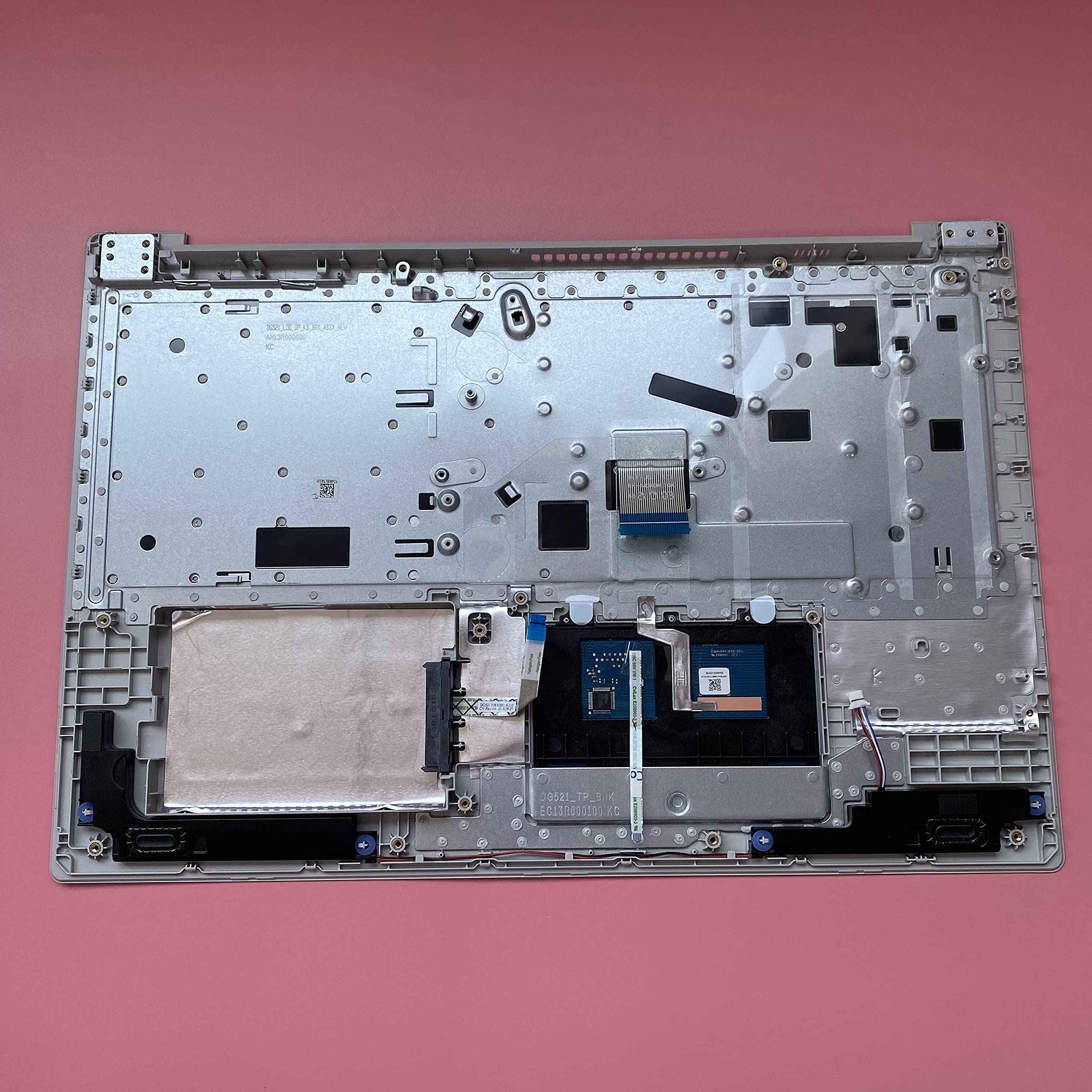 Replacement for Lenovo IdeaPad 320-15 320-15IKB 330-15AST 80xs0024us Laptop Upper Case Palmrest Keyboard Touchpad Assembly Part 5CB0N86311 SN20M63090 Top Cover Sliver
