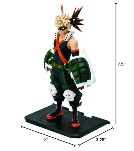 ABYSTYLE Studio My Hero Academia Katsuki Bakugo SFC Collectible PVC Figure 7.5" Tall Statue MHA Anime Manga Figurine Home Room Office Decor Gift