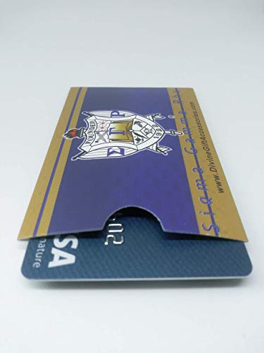 6 Sigma Gamma Rho Gift Card Holders/Sleeves (Includes 6 Envelopes)