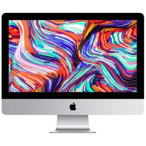 2019 Apple iMac with 3.2GHz Intel Core i7 (21.5-inch, 8GB RAM, 1TB Storage) (QWERTY English) Silver (Renewed)