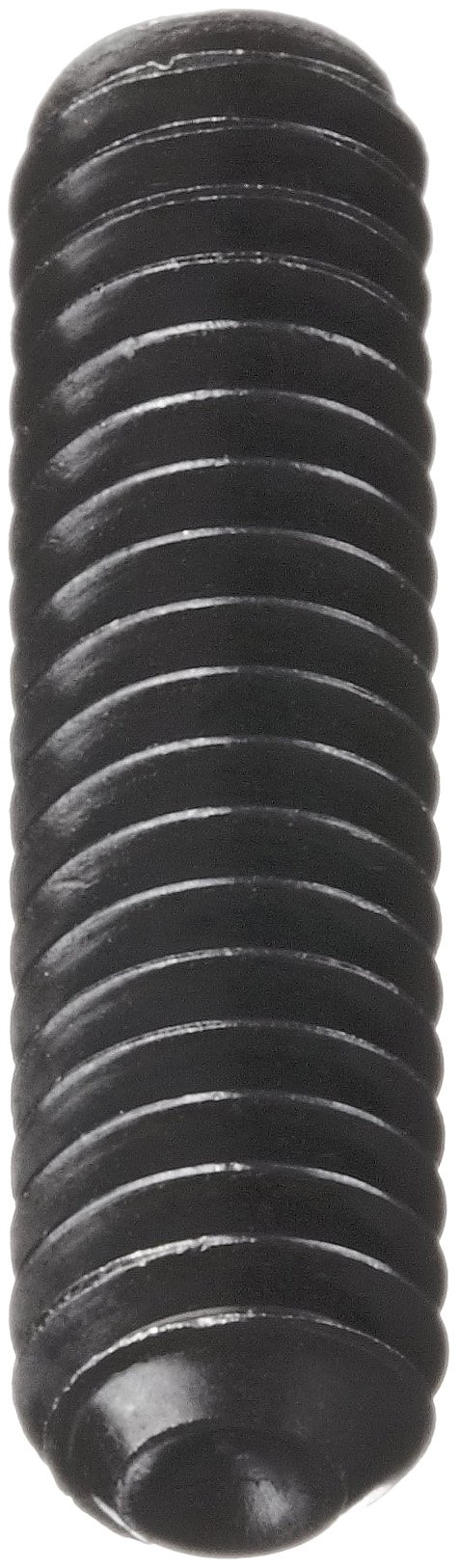 Alloy Steel Set Screw, Black Oxide Finish, Hex Socket Drive, Meets ASME B18.3/ASTM F912, 1/2" Length, #8-32 UNC Threads, Imported (Pack of 100)