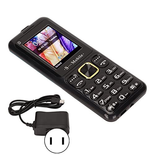 2G Unlocked Senior Cell Phone, Easy to Use Big Button Simple Mobile Phone with 3 Card 3 Standby, SOS Button, 2.2" Screen & 2500mAh Battery, Ultra Thin Unlocked Phone for Elderly & Kids(Gold)