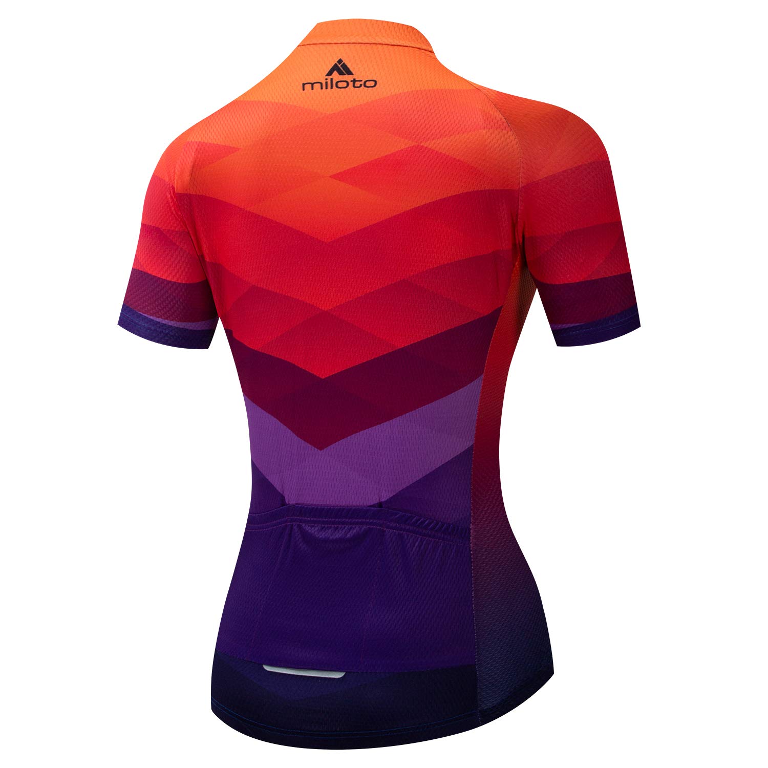 Aogda Cycling Jerseys Women Bike Tops Bicycle Shirts Ladies Biking Clothing(Medium)