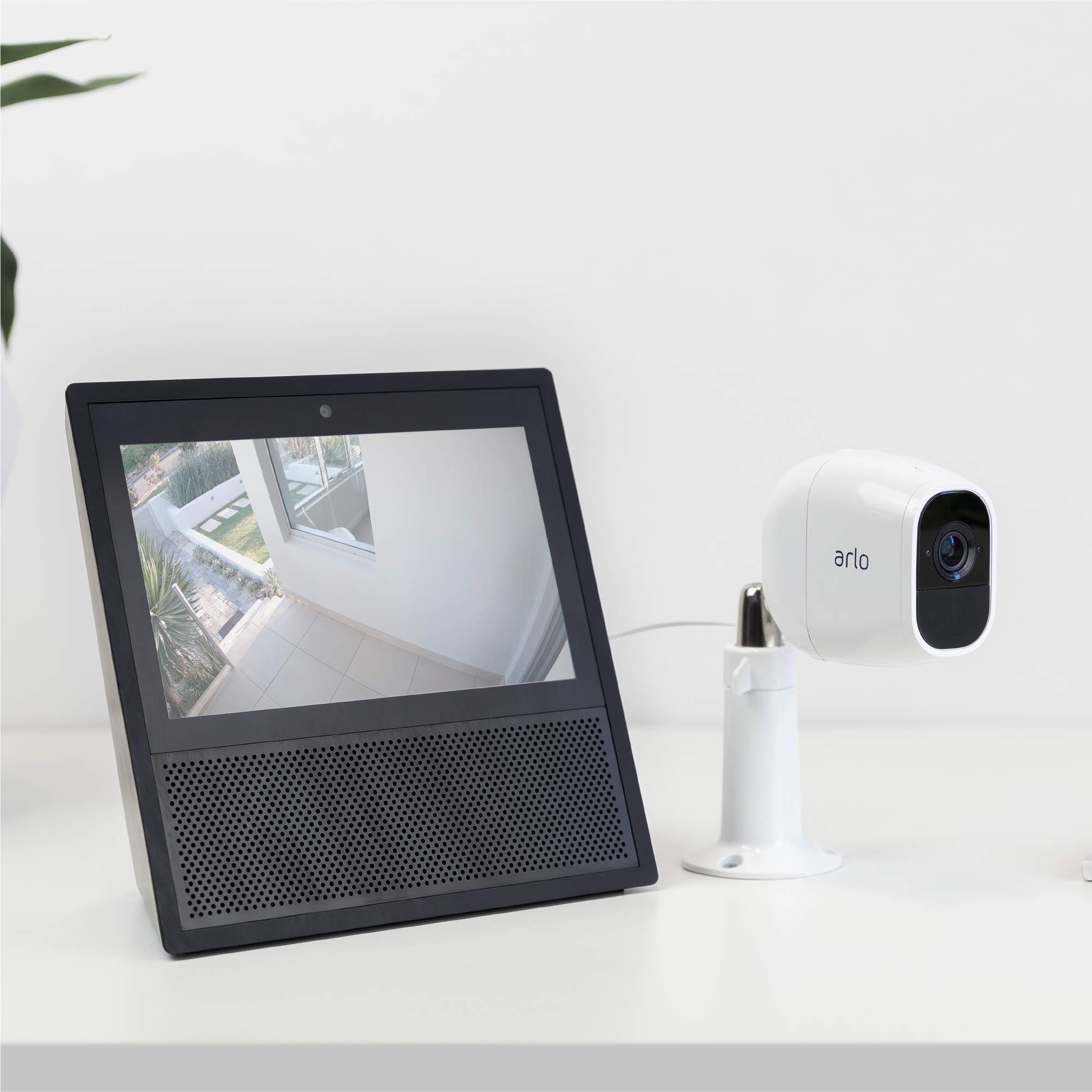 Arlo VMS4230P-100NAS Pro 2 - Wireless Home Security Camera System with Siren, Rechargeable, Night Vision, Indoor/Outdoor, 1080p, 2-Way Audio, Wall Mount, Cloud Storage Included, 2 Camera Kit