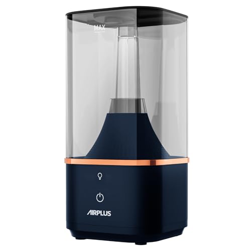 AIRPLUS Humidifier, Powerful Humidifier for Bedroom Lasting up to 60 Hours, Top-Refilling Cool Mist Humidifier for Home with A Water Tank of 5L
