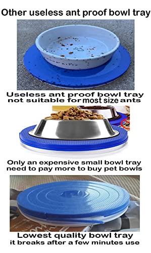Ant Proof Cat Dog Pet Food Bowl 32 Oz Food Water Bowls Dish for Small Medium Size Dogs Cats by With You6688