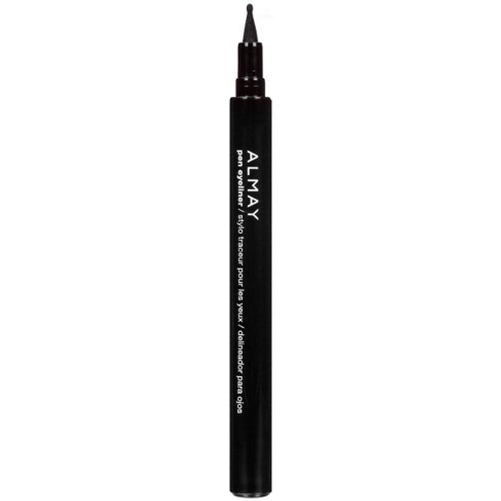 Almay Pen Eyeliner Eye Liner Ball Point Tip, 208 Black (Pack of 2)