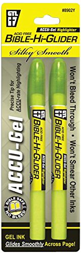 Bible-Hi-Glider Accu-Gel: Yellow