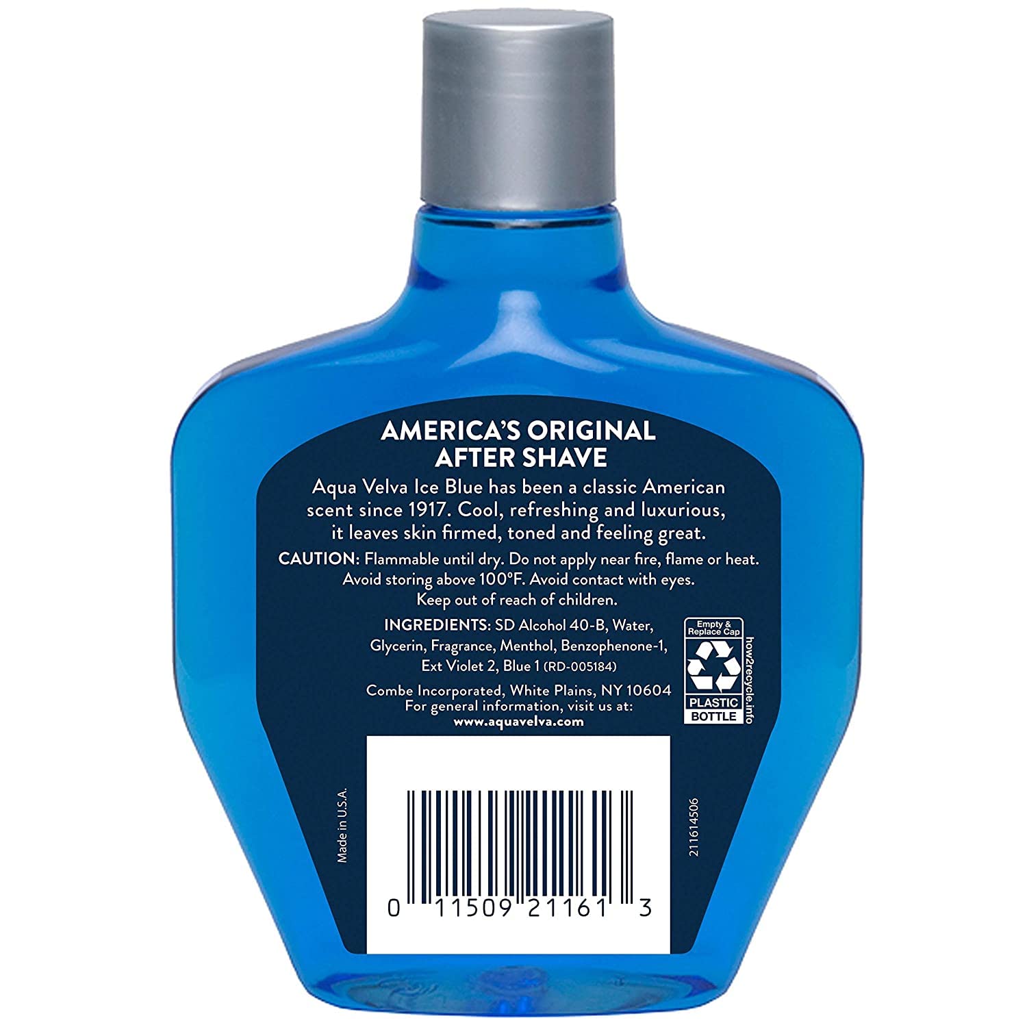 Aqua Velva Cooling After Shave, Classic Ice Blue 7 oz (Pack of 8)