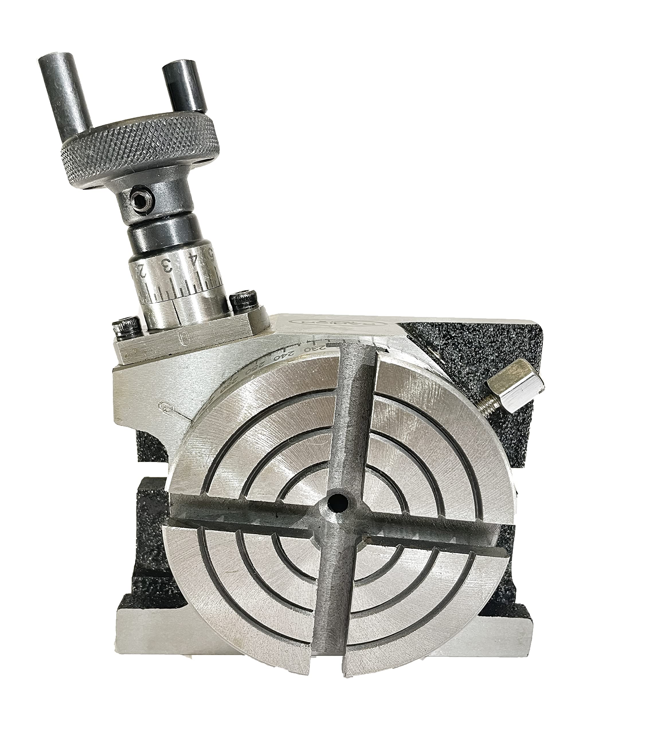 3" inches (75mm) 4 slots Horizontal and Vertical (H/V) Rotary Table for Milling Engineering Tools