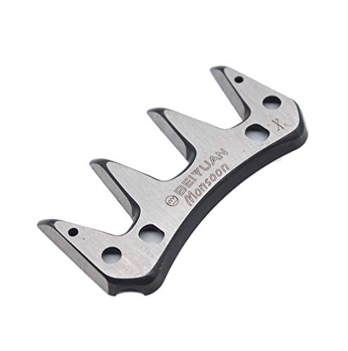 FUYUAN Sheep Shears Blades Straight Replacement 13-Tooth Electric Sheep Scissors, Universal Replacement Blades