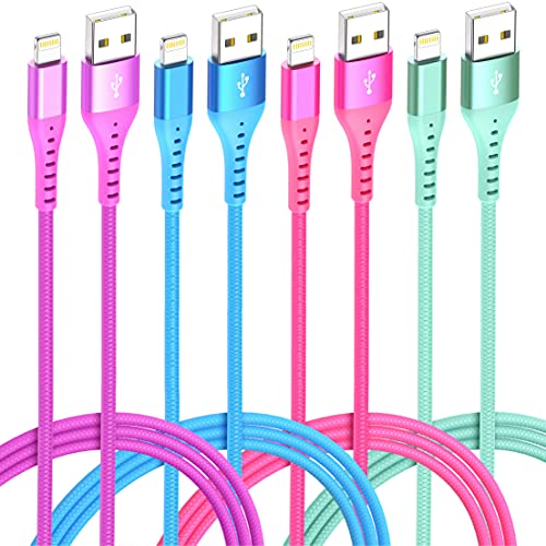 Apple Watch Charger,Multi Charging Cable 10FT Travel Essentials Nylon Braided Lightning Type C Usb Cord iWatch Wireless Charger 3 in 1 Charging Wire Universal for Apple iPhone Android Phone and iWatch