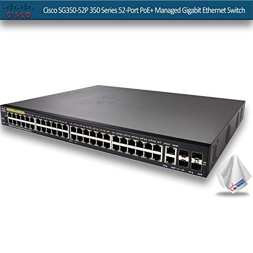 Cisco SG350-52P 350 Series 52-Port PoE+ Managed Gigabit Ethernet Switch SG350-52P-K9