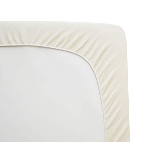 American Baby Company Waterproof Fitted Bassinet Mattress Protector, Quilted Protector Pad Cover Made with Organic Cotton Top Layer, 33" x 15"