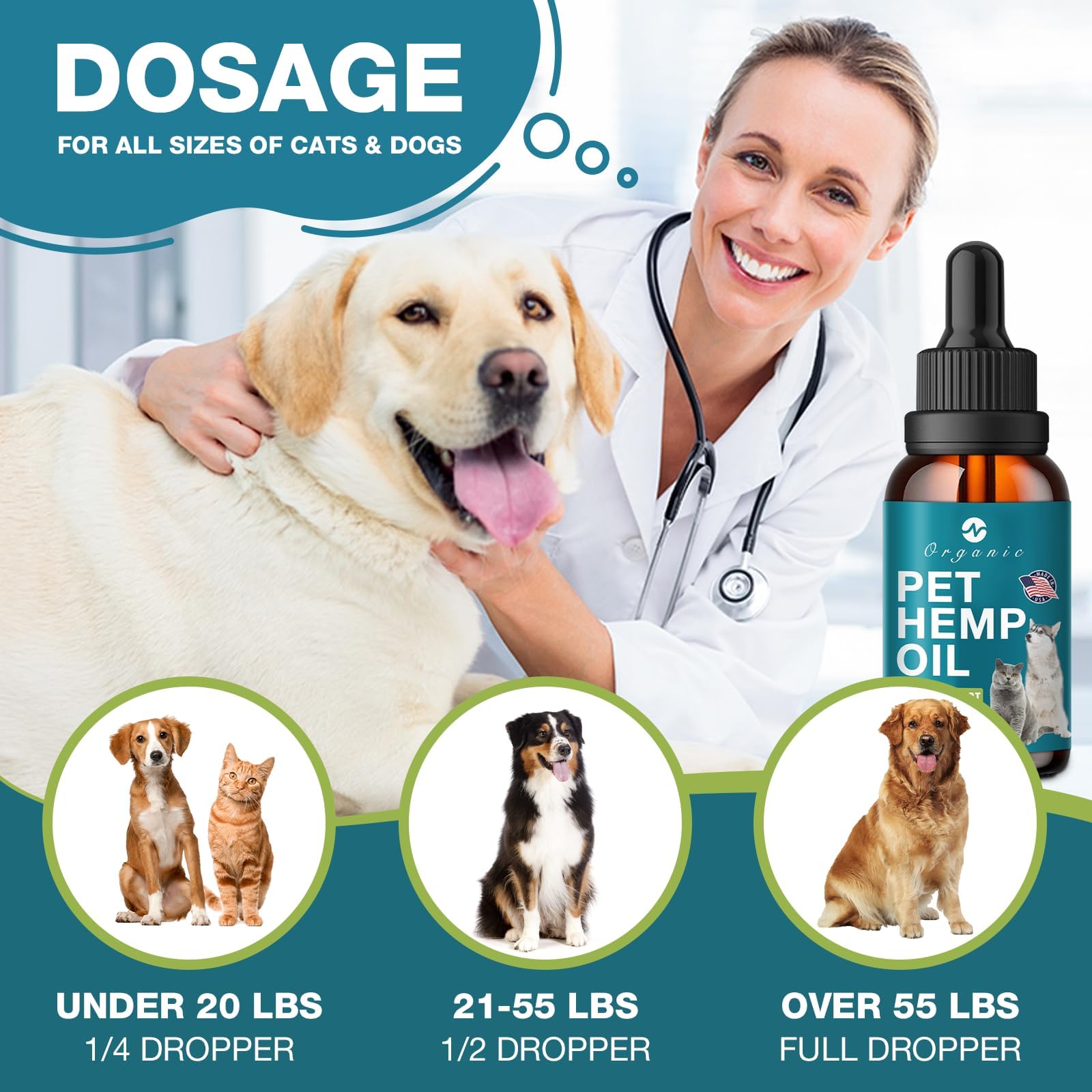 2 Pack Hemp Oil for Dogs & Cats - Support Нiр and Jоint Hеalth- Relieves Аnxiety, Pаin, Inflammation - Arthritis Sеizures Rеlief - Organic Pet Calming Drops Treats(Fruit)