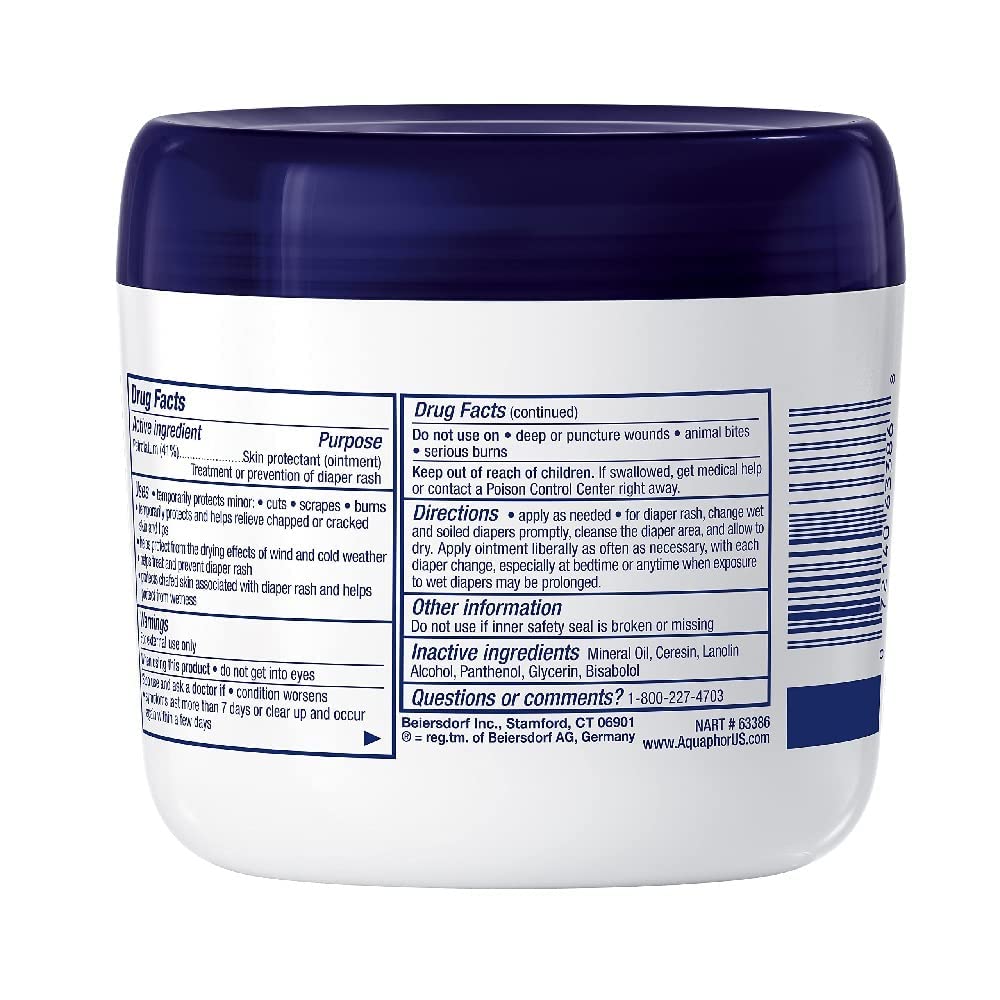 Aquaphor Baby Advanced Therapy Healing Ointment blbkmb Skin Protectant, 14 Ounce, 10 Pack