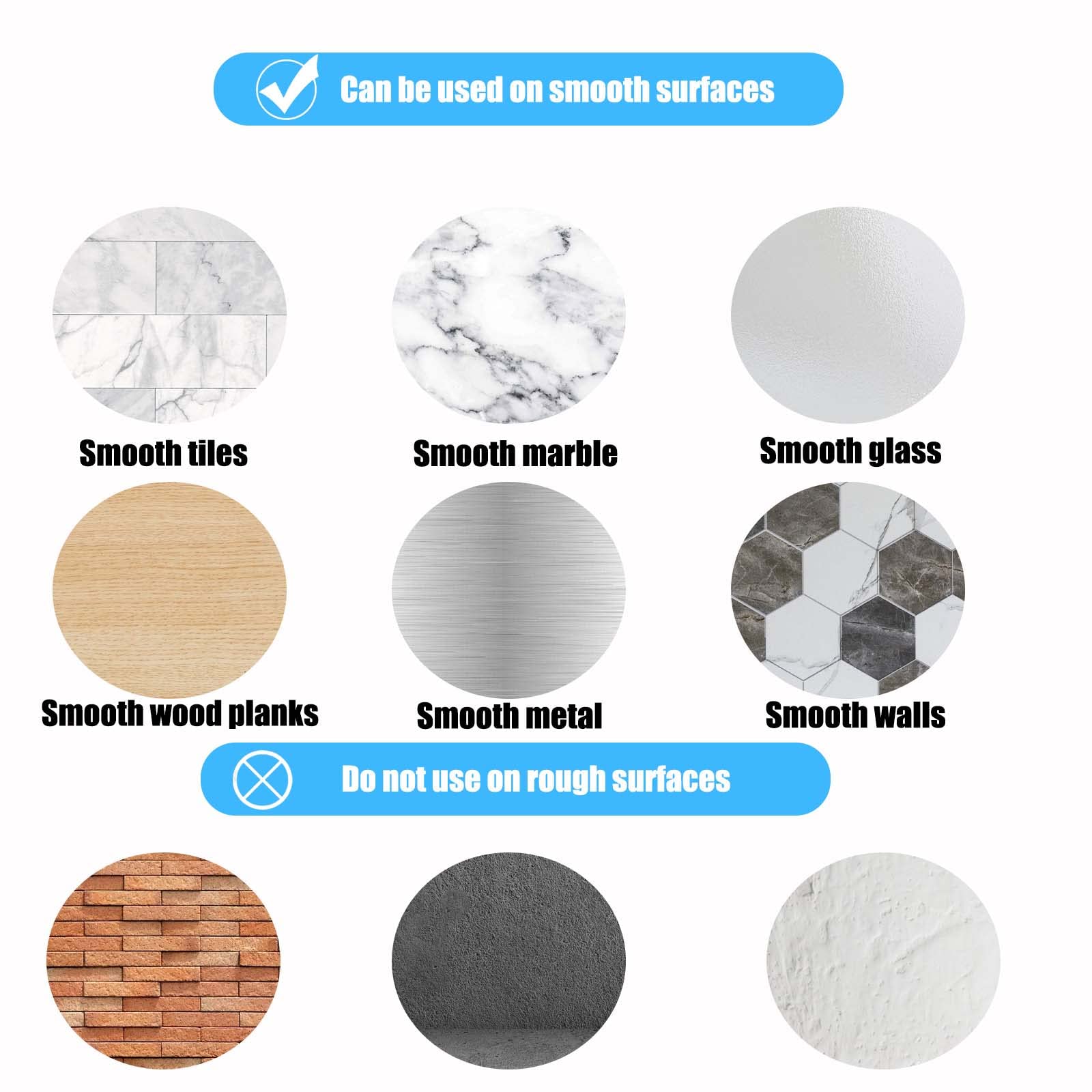 AccEncyc 6 Pcs Strong Thickened Sucker Suction Cup Clear PVC Sucker Pads with M6 x 14 Thread Screw Extra Strong Adhesive Glass Suction Holder