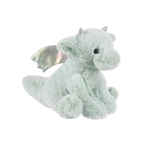 Apricot Lamb Toys Plush Green Plush Dragon Dinosaur Stuffed Animal Soft Cuddly Perfect for Child (Green Plush Dragon, 8 Inches)