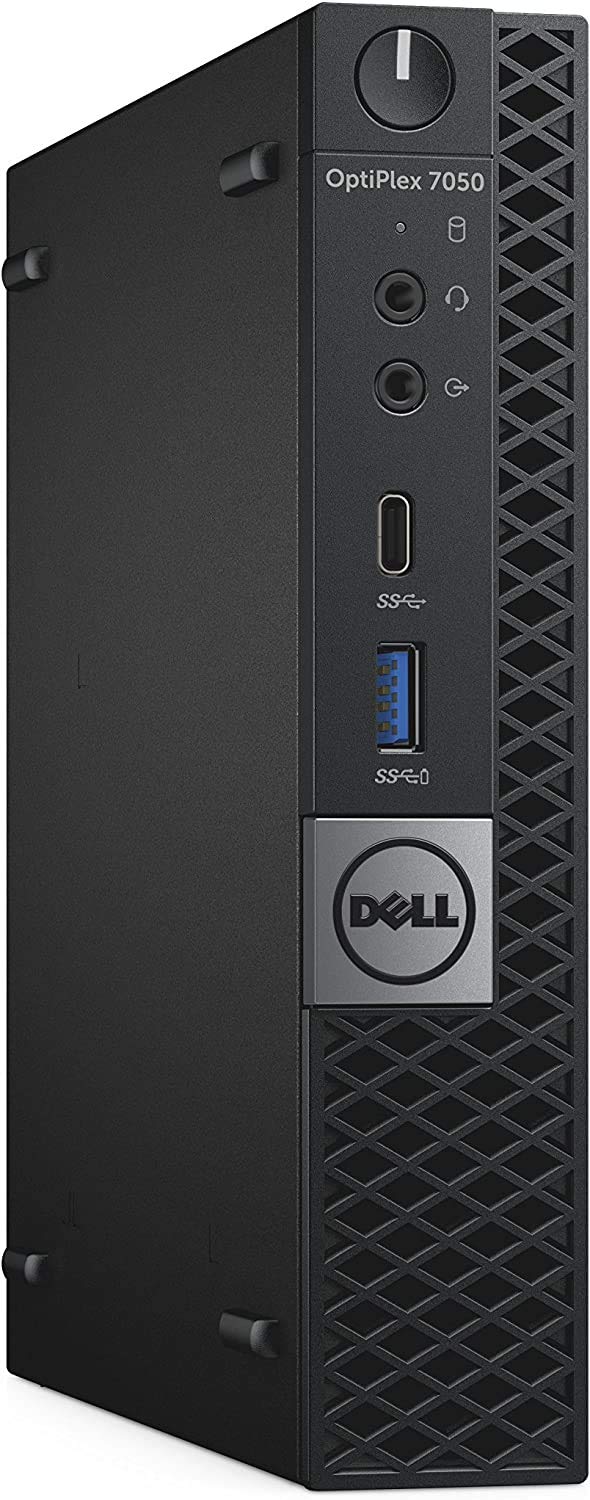 Dell OptiPlex 7050-micro Intel Core i5-7600T 2.8 GHz, 16GB RAM, 256GB M.2-NVMe, Windows 10 Pro 64bit (Renewed)