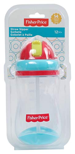 Cudlie Fisher Price Unisex Baby 14 Oz Single Pack Pop Up Straw Sipper Cup