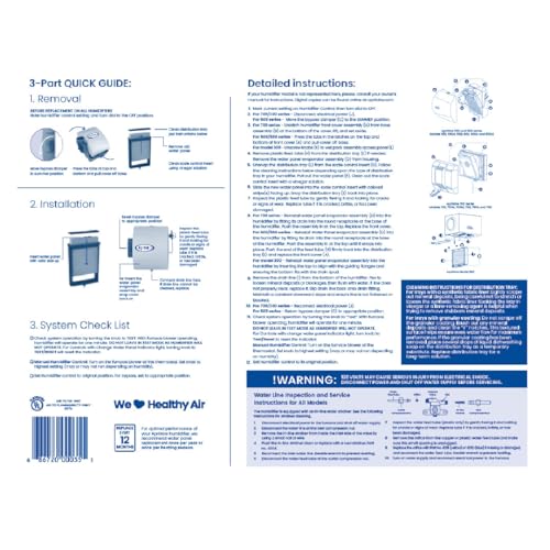 AprilAire 35 Water Panel Humidifier Filter Replacement for AprilAire Whole-House Humidifier Models 350, 360, 560, 560A, 568, 600, 600A, 600M, 700, 700A, 700M, 760, 760A, 768 (Pack of 4)