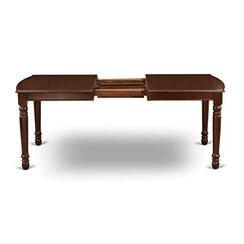 East West Furniture DONO9-MAH-W, 9-Piece